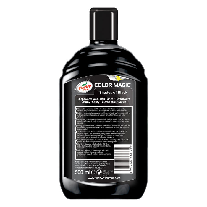 Color Magic Jet Black Wax 500 ML — Turtle Wax PK