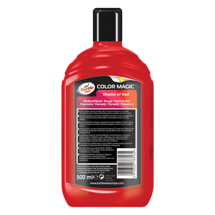 Color Magic Radiant Red Wax 500 ML — Turtle Wax PK
