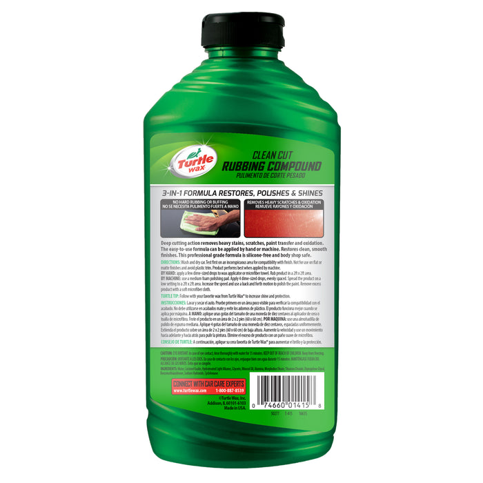 Premium Grade Clean Cut Rubbing Compound 532 ML — Turtle Wax PK